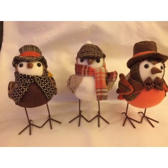 walmart | Holiday | 28 Thanksgiving Walmart Fall Fabric Birds Lot 3 ...
